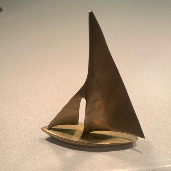 Accents | Brass Model Boat | Poshmark